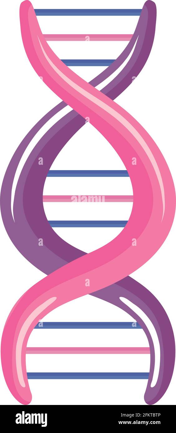 pink dna molecule Stock Vector Image & Art - Alamy