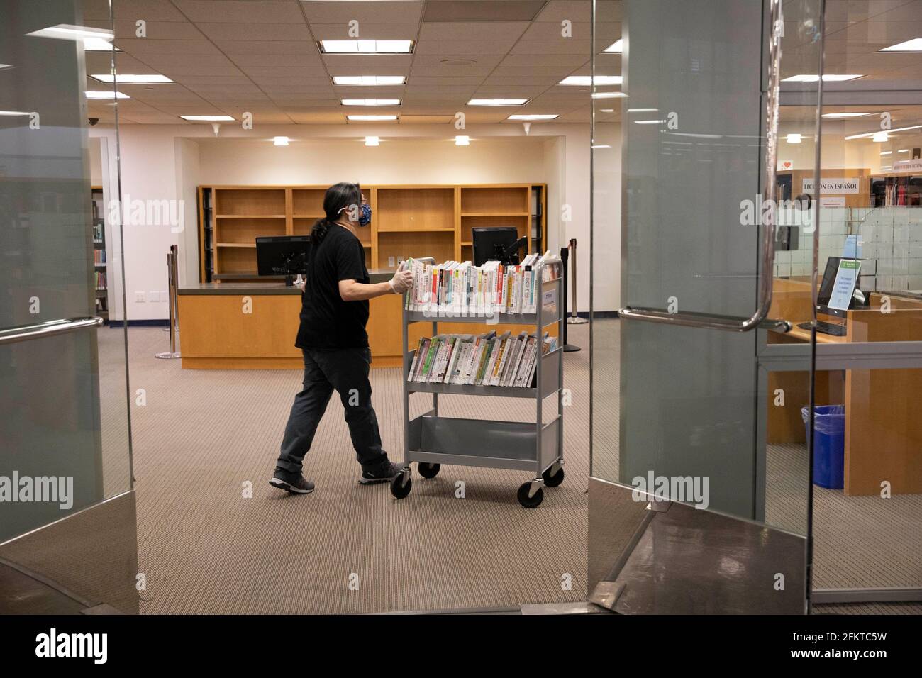 Library service staff member hi-res stock photography and images - Alamy