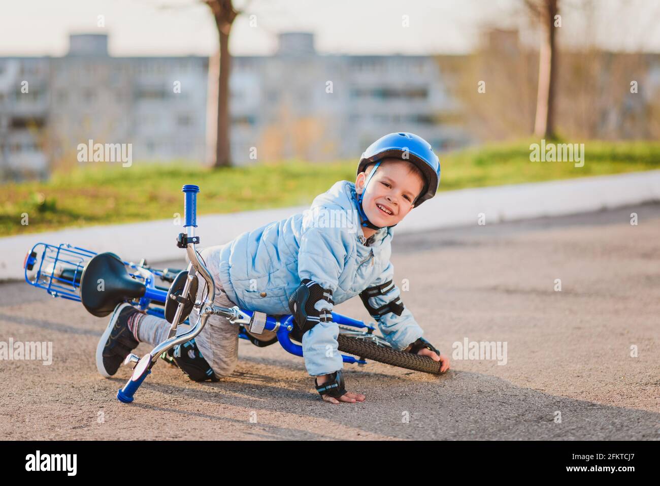 Biker Fell Off His Bike High Resolution Stock Photography and Images ...