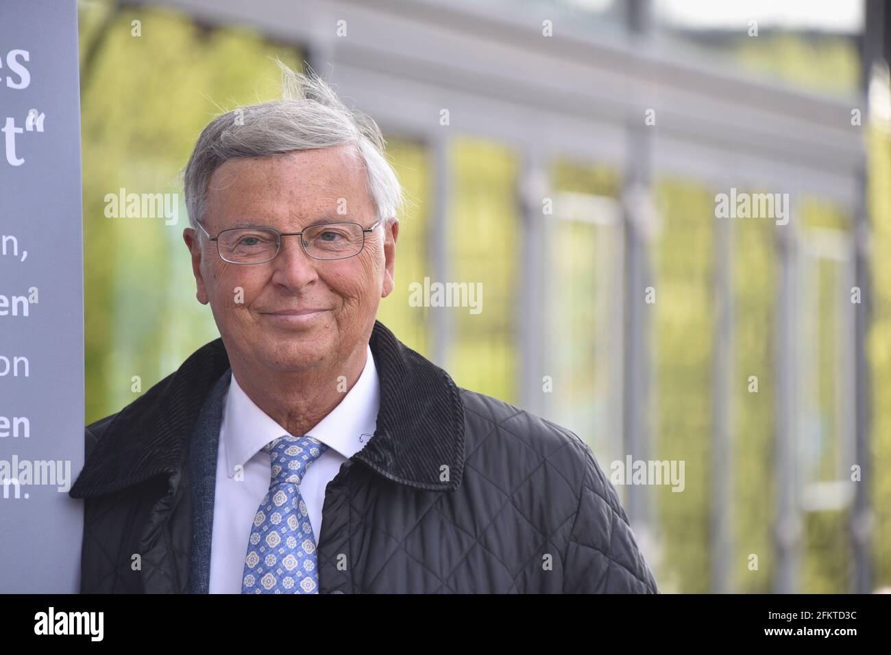 Cologne, Germany. 03rd May, 2021. Wolfgang Bosbach (CDU), poses at the ...
