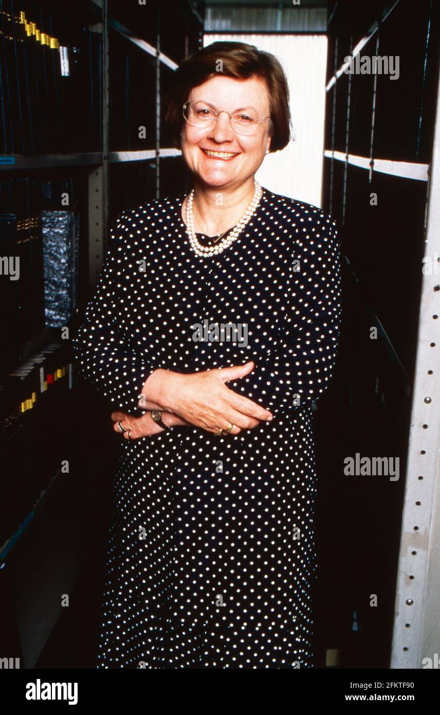 Hedda von Wedel, Präsidentin am Bundesrechnungshof im Archivtrakt in ...