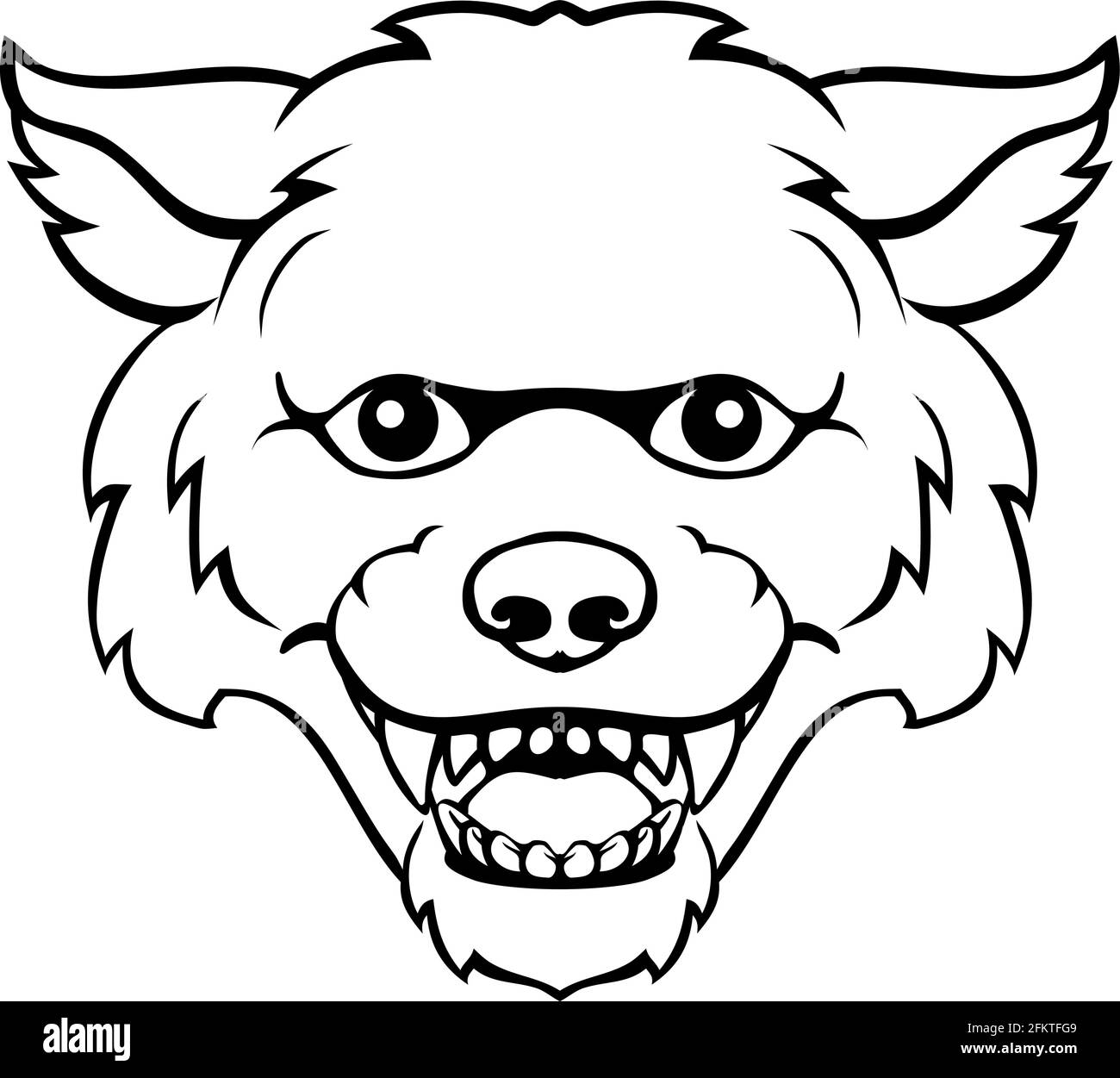 Cartoon happy werewolf hi-res stock photography and images - Alamy