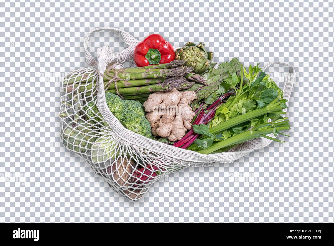 Fresh fruit vegetables mesh bag hi-res stock photography and images - Alamy