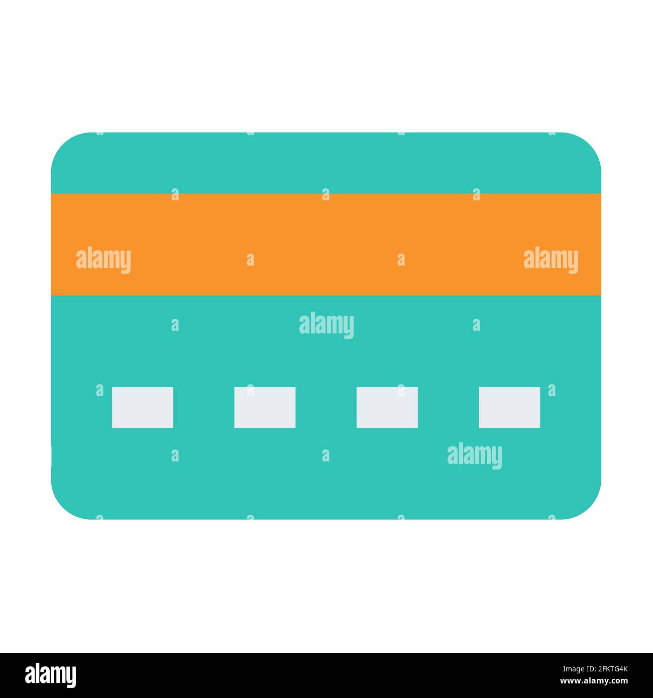 credit card payment pay single isolated icon with flat style vector ...