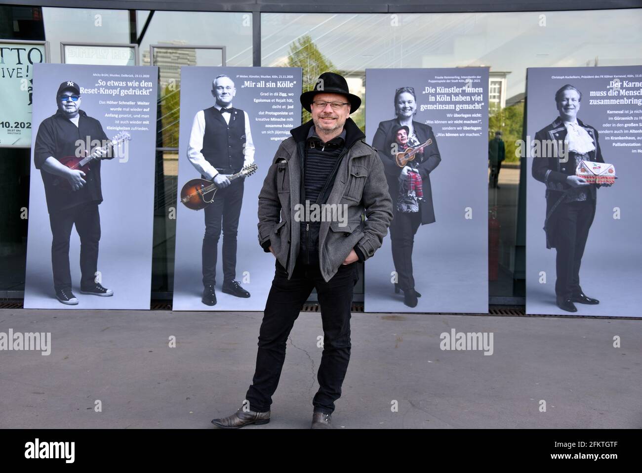 03 May 2021, North Rhine-Westphalia, Cologne: Photographer Thomas ...