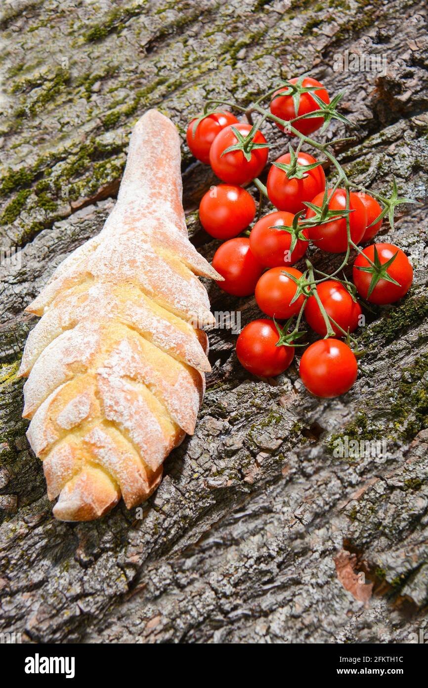 Italian food for Mediterranean healthy diet Stock Photo - Alamy