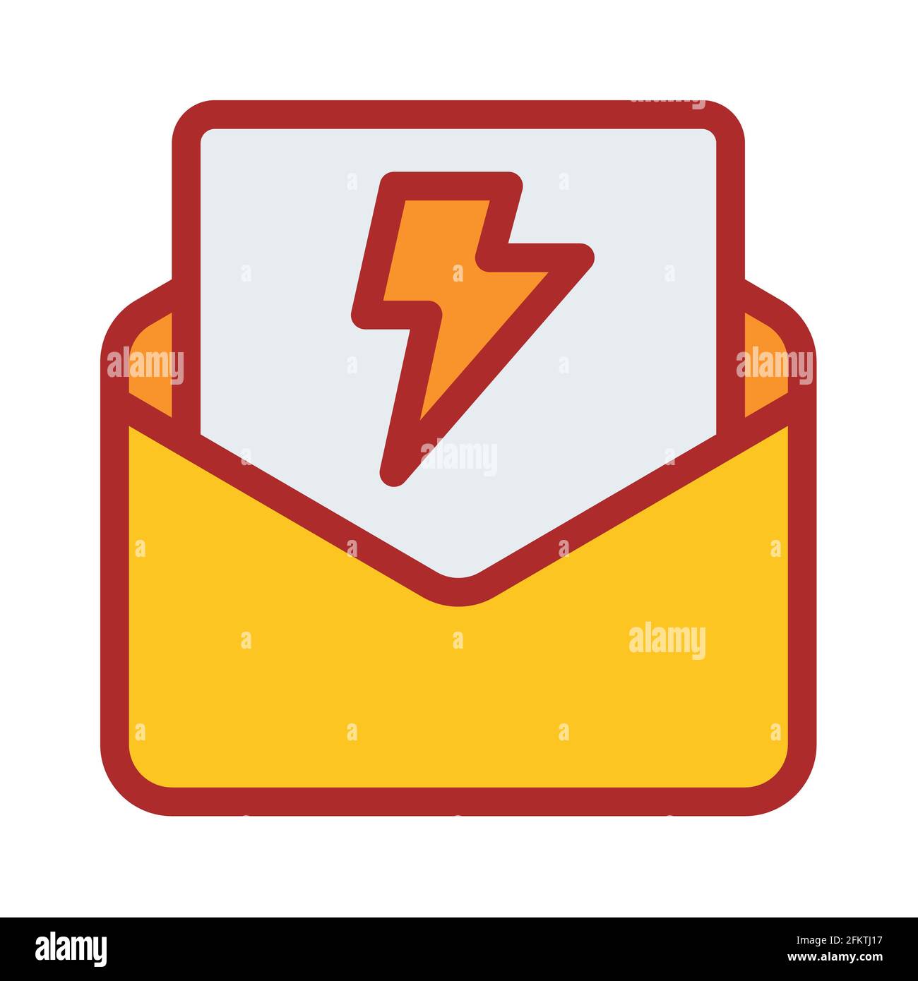 promotion email flash sale single isolated icon with filled line style ...