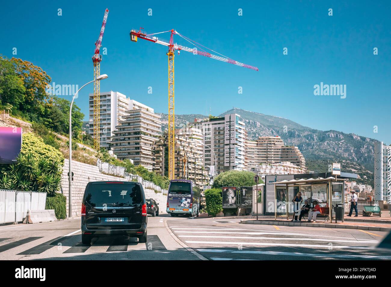 Monte-Carlo, Monaco Construction of residential buildings in Monaco ...