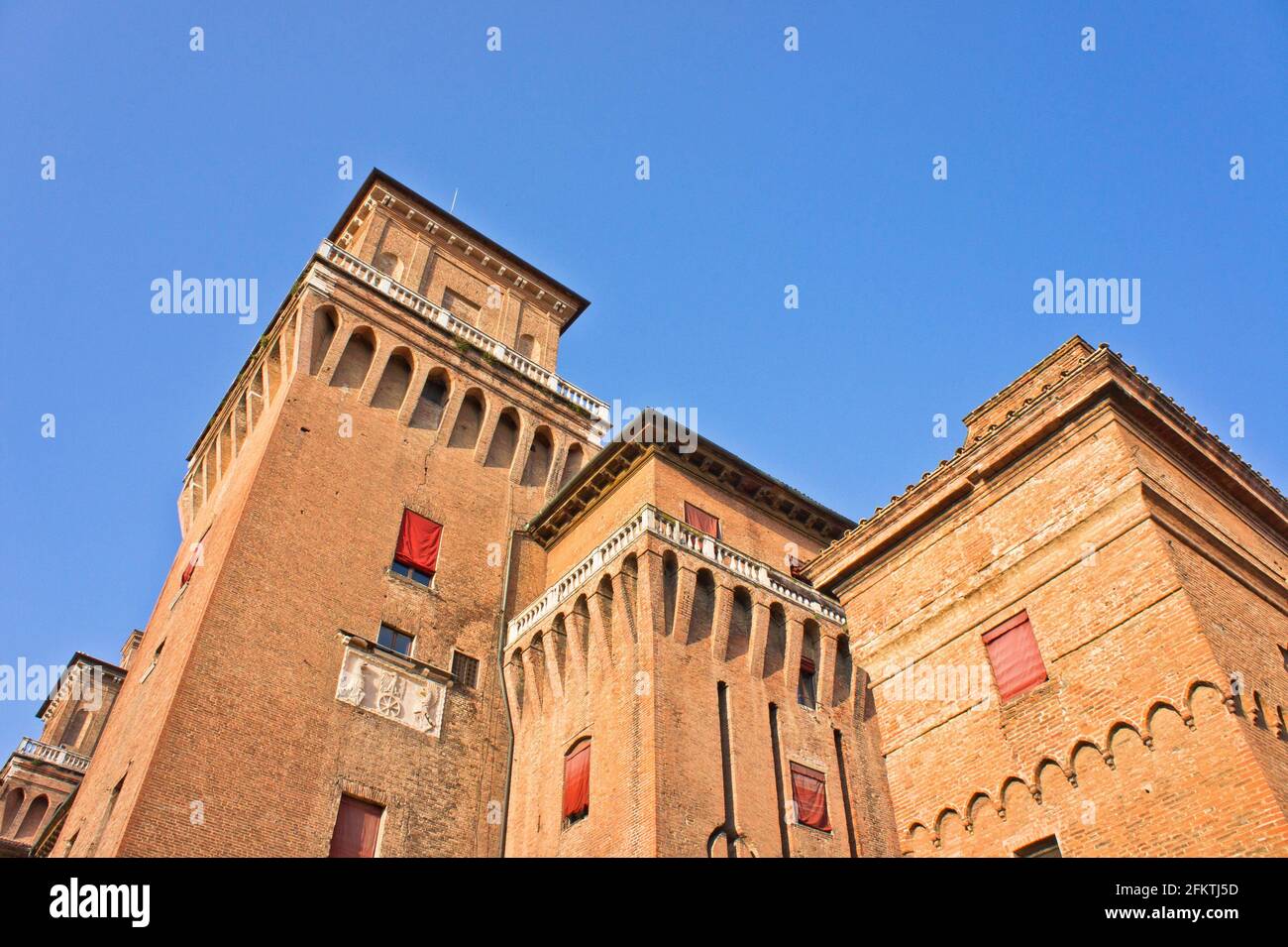 Italy ferrara castle estense hi-res stock photography and images - Alamy