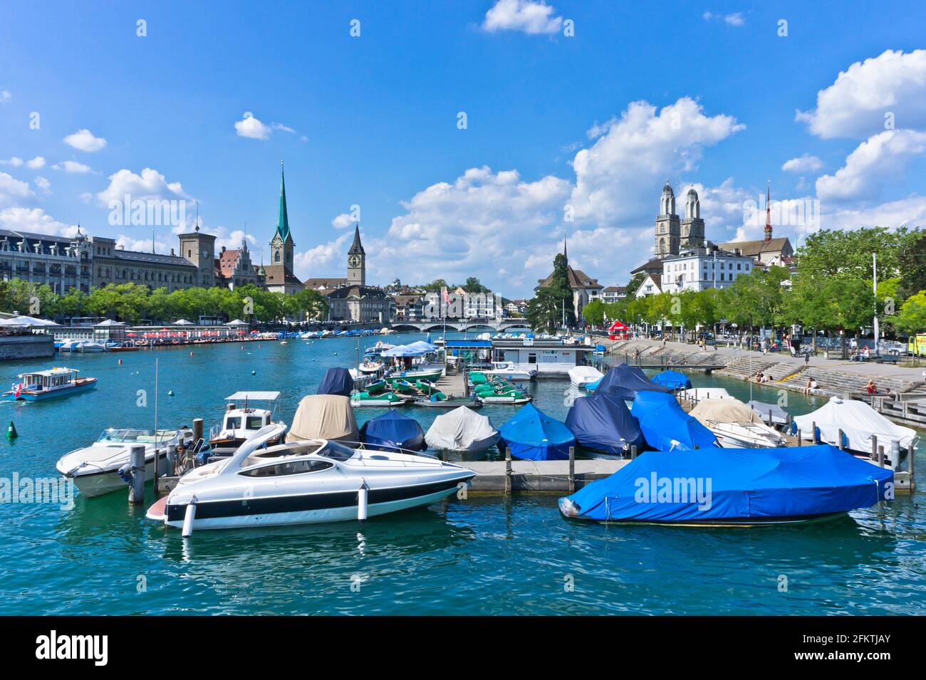 Zurich, Old city view by the lake, Switzerland, Europe Stock Photo - Alamy