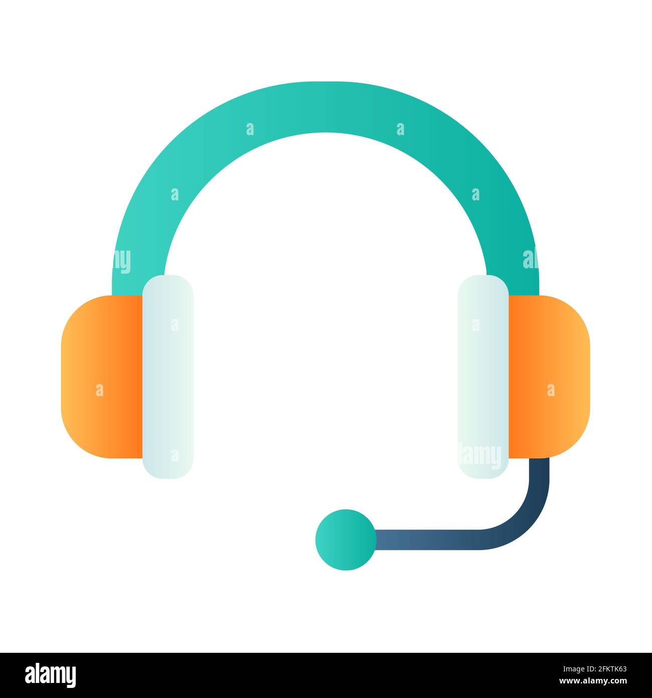customer service help support single isolated icon with smooth style ...