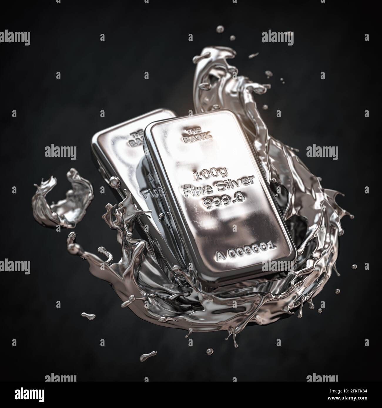 Silver Bars Wallpaper