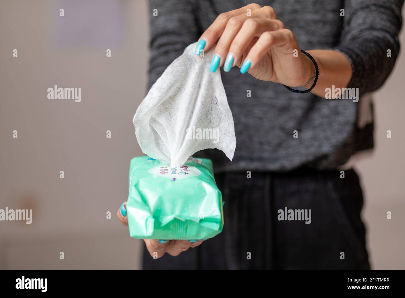 Hand hygiene wipe hi-res stock photography and images - Alamy