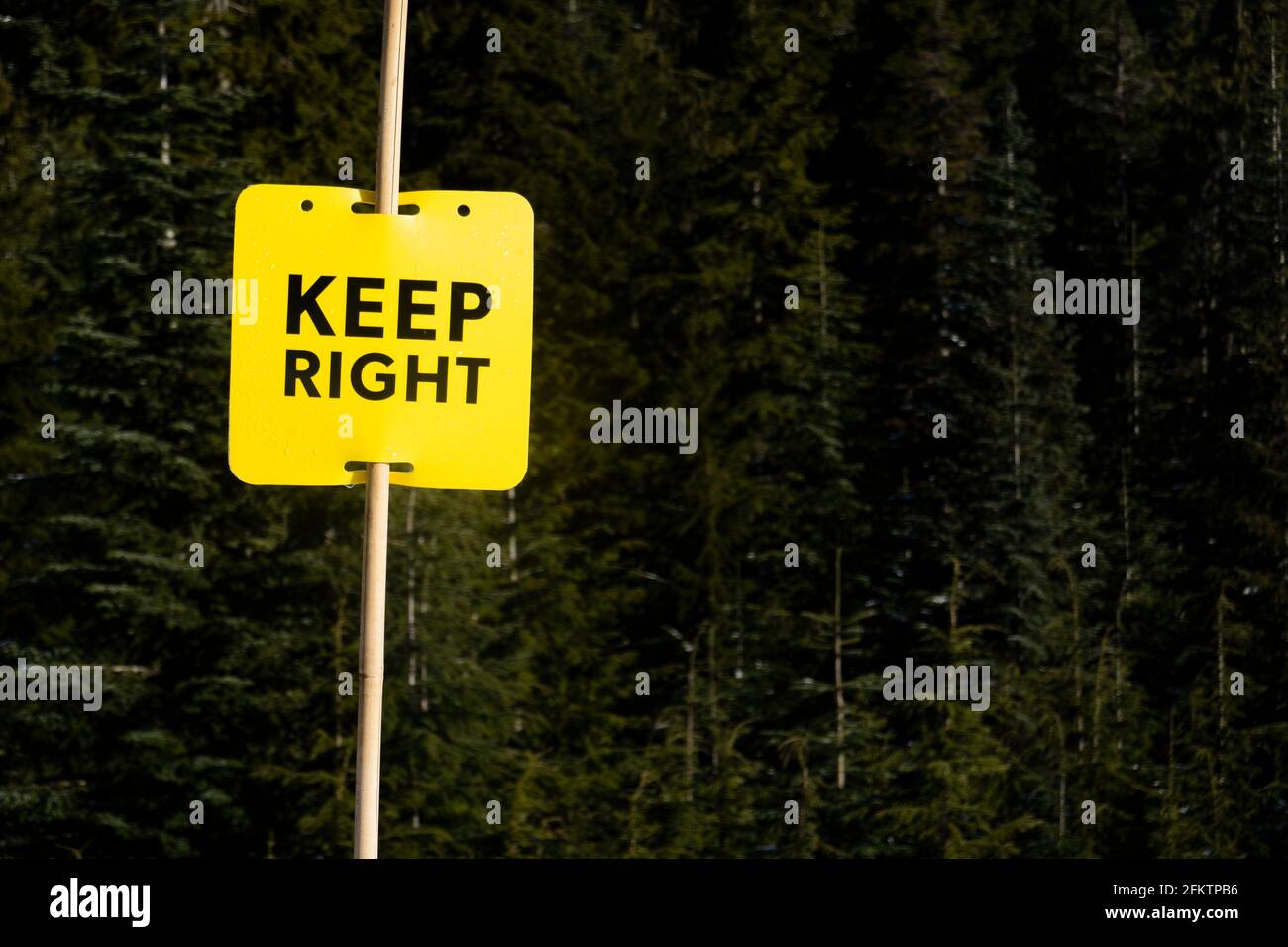 Keep Right Sign High Resolution Stock Photography and Images - Alamy