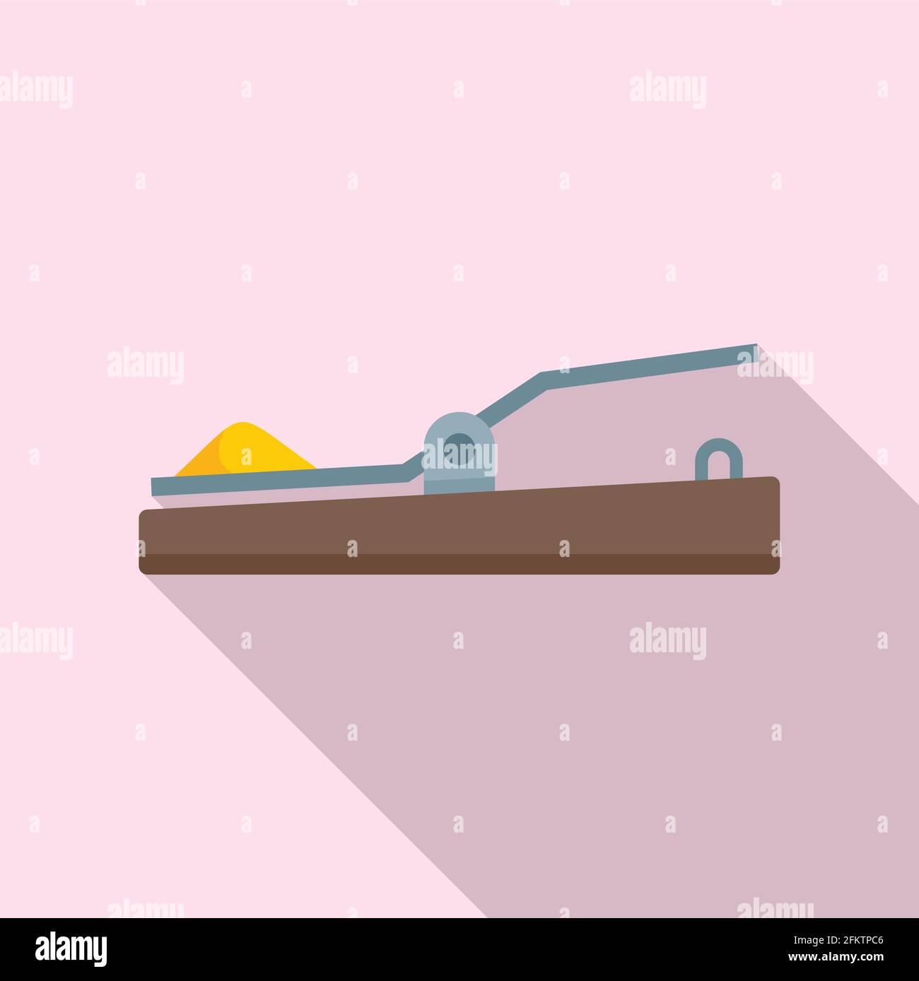 Metal spring trap Stock Vector Images - Alamy