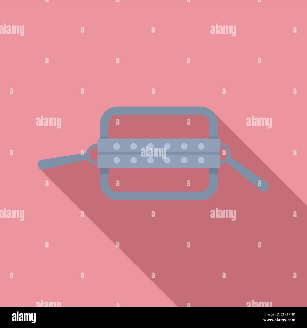 Hunting animal trap icon, flat style Stock Vector Image & Art - Alamy