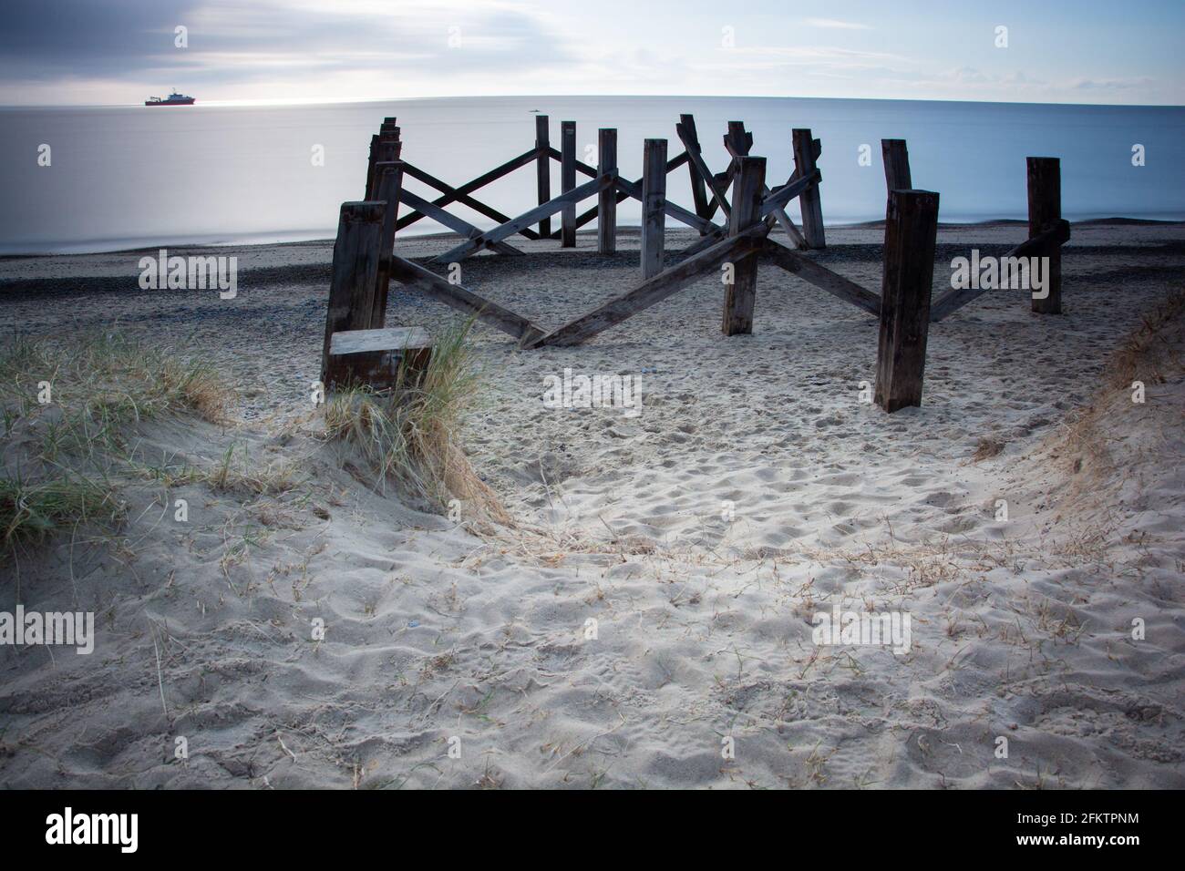 Wellington pier, Great Yarmouth beach Stock Photo - Alamy