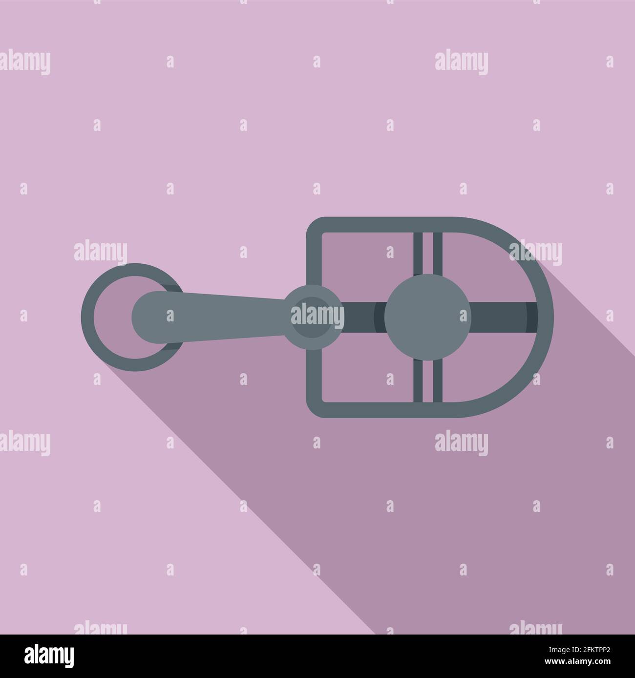 Animal foot trap icon, flat style Stock Vector Image & Art - Alamy