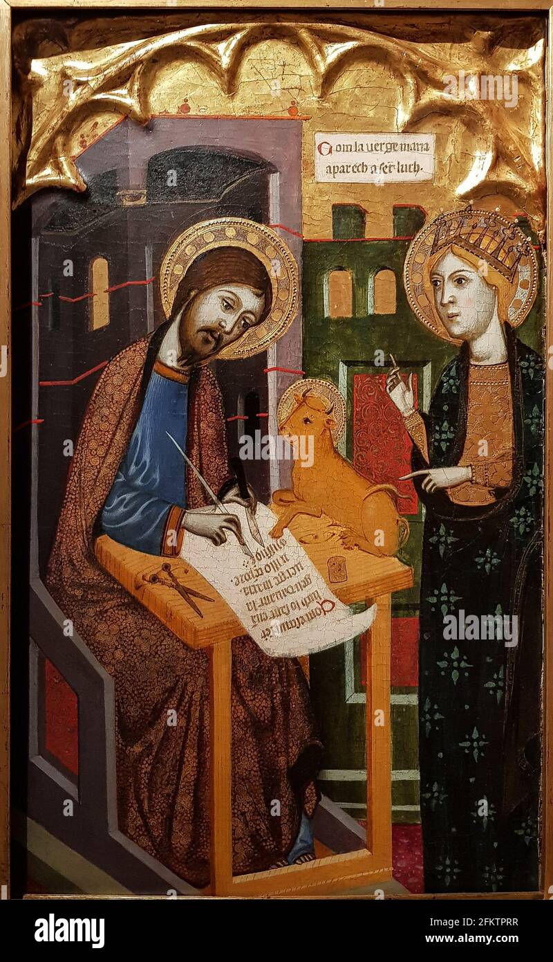 St. luke writing gospel hi-res stock photography and images - Alamy