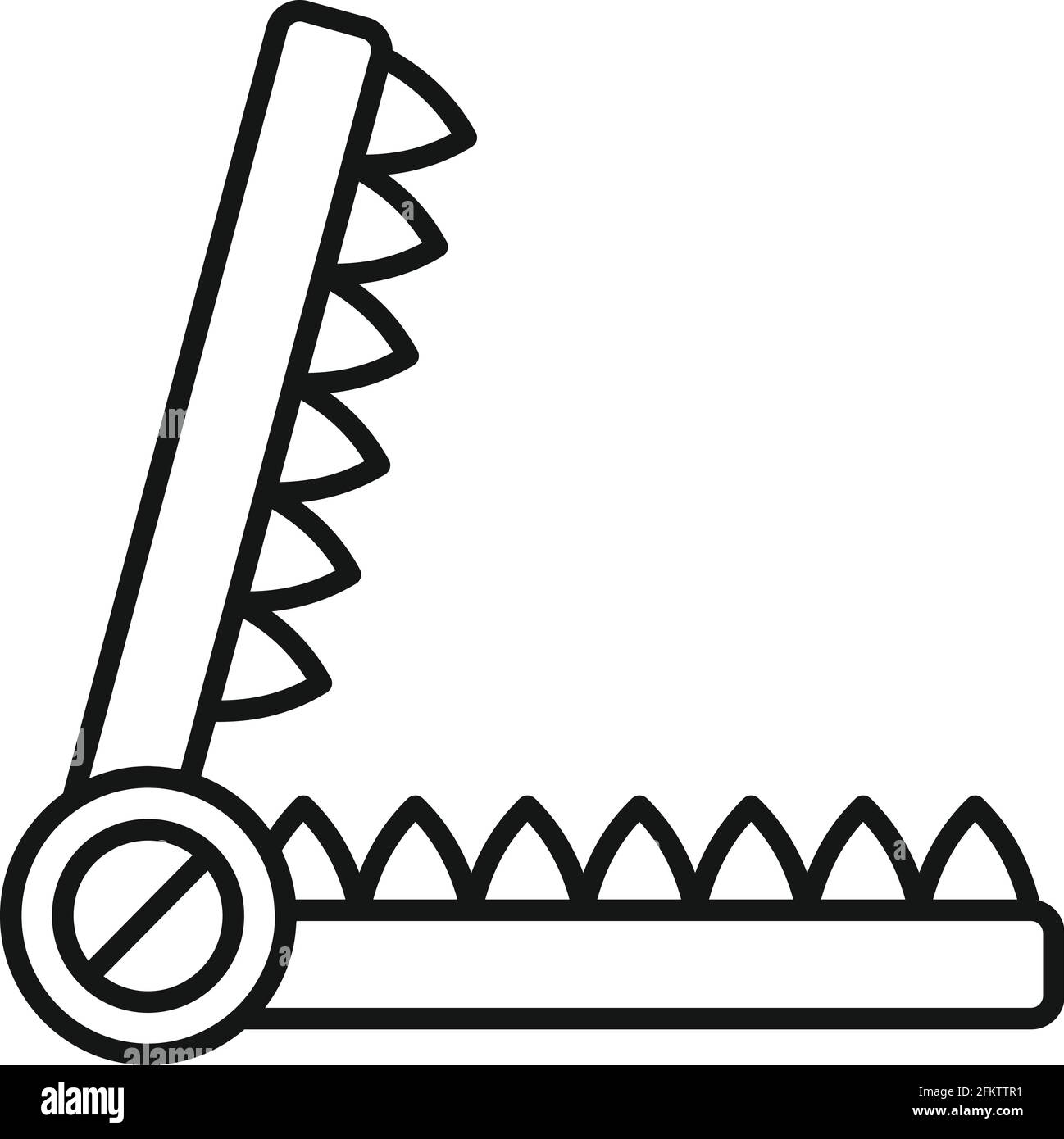 Metal animal trap icon, outline style Stock Vector Image & Art - Alamy