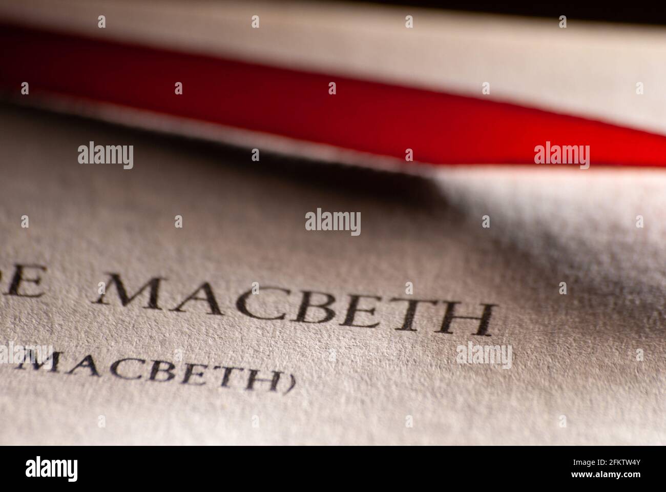 Shakespeare macbeth book hi-res stock photography and images - Alamy