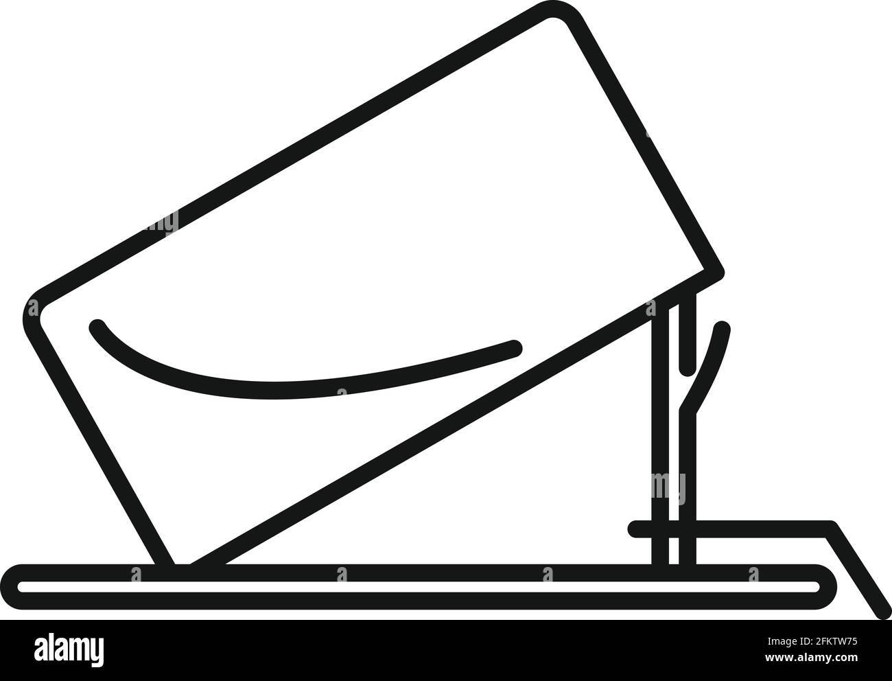 Cardboard box head woman Stock Vector Images - Alamy