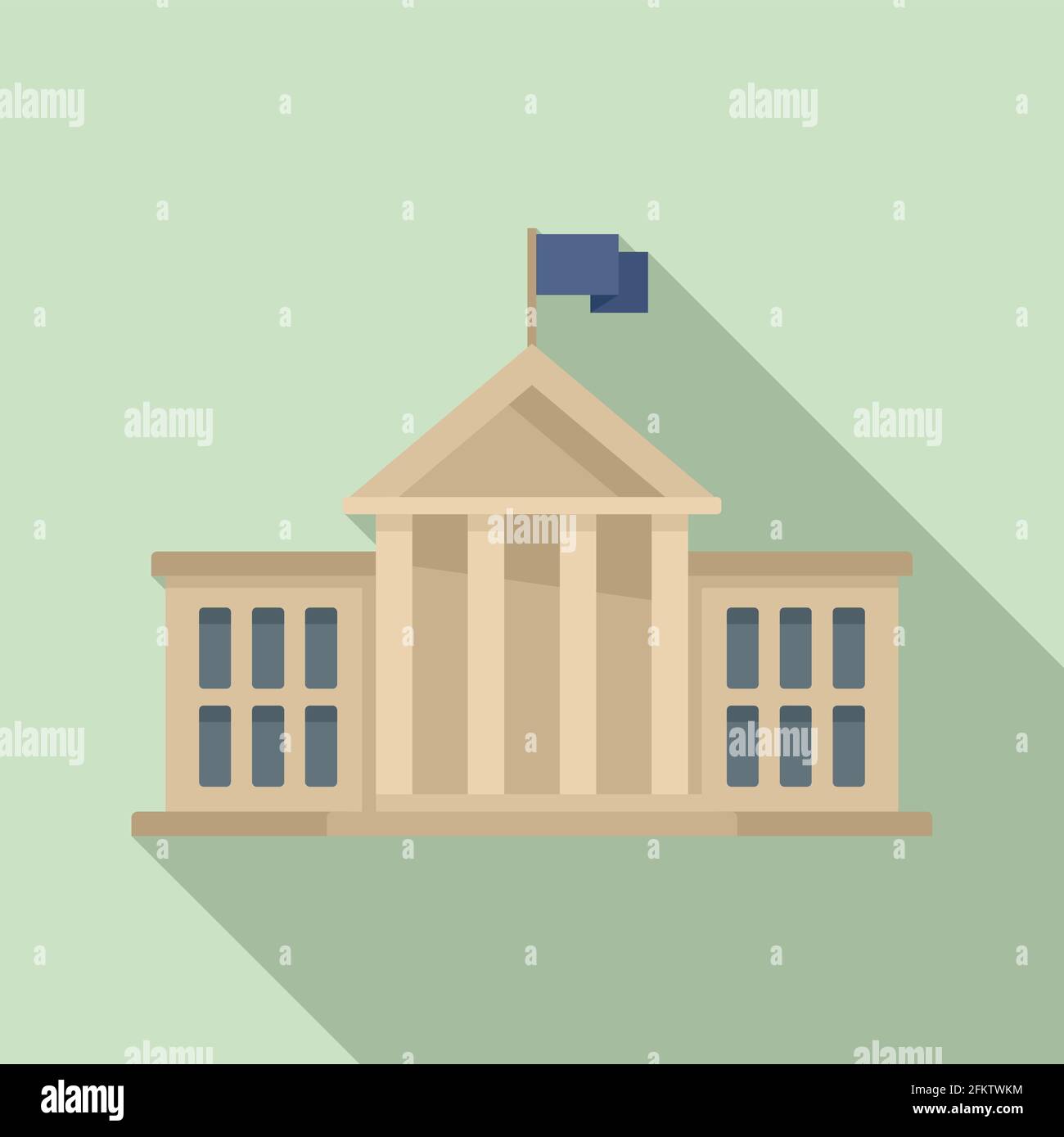 European union parliament icon, flat style Stock Vector Image & Art - Alamy