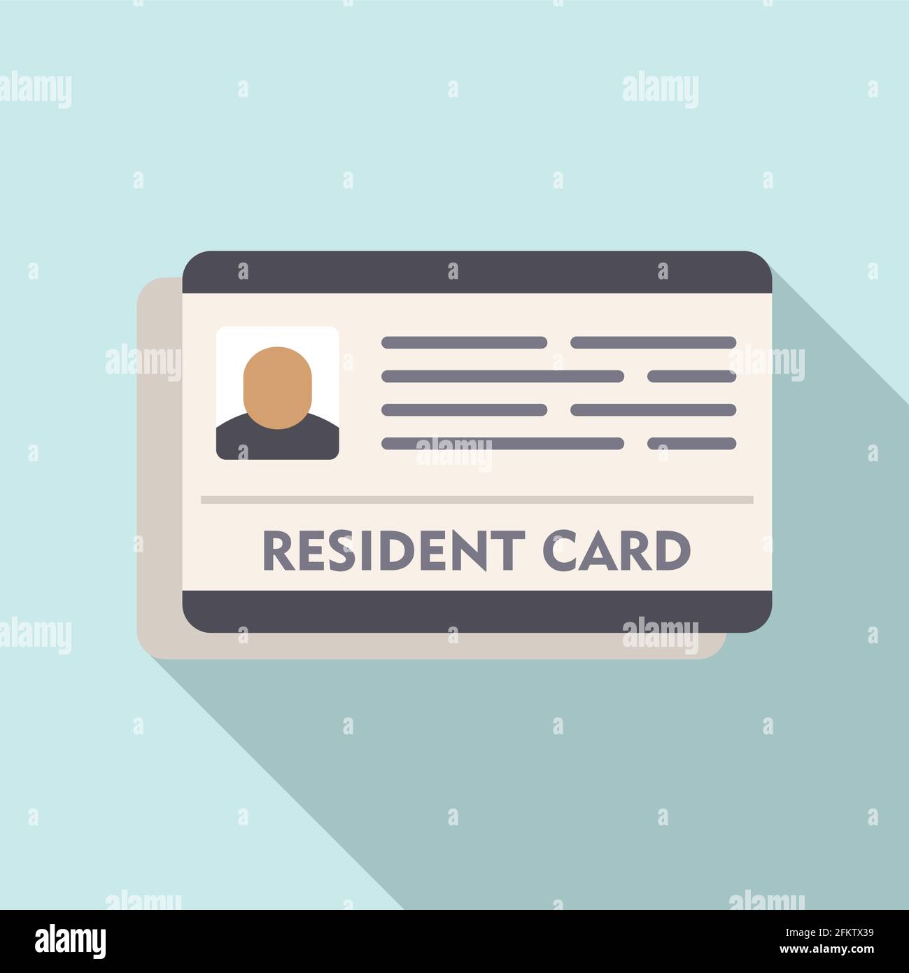 American permanent resident card Stock Vector Images - Alamy