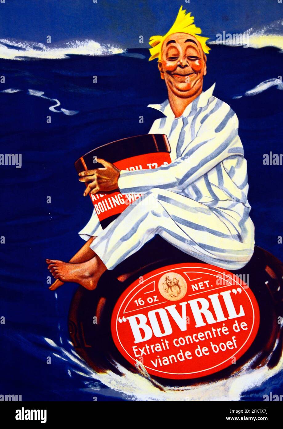 Retro ad art man eating hi-res stock photography and images - Alamy