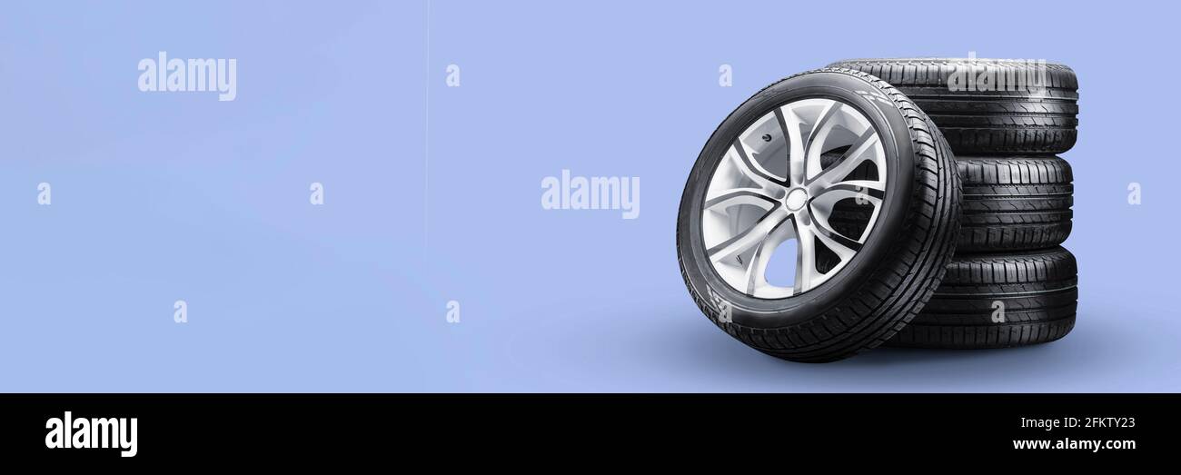 New car rims stacked hi-res stock photography and images - Alamy