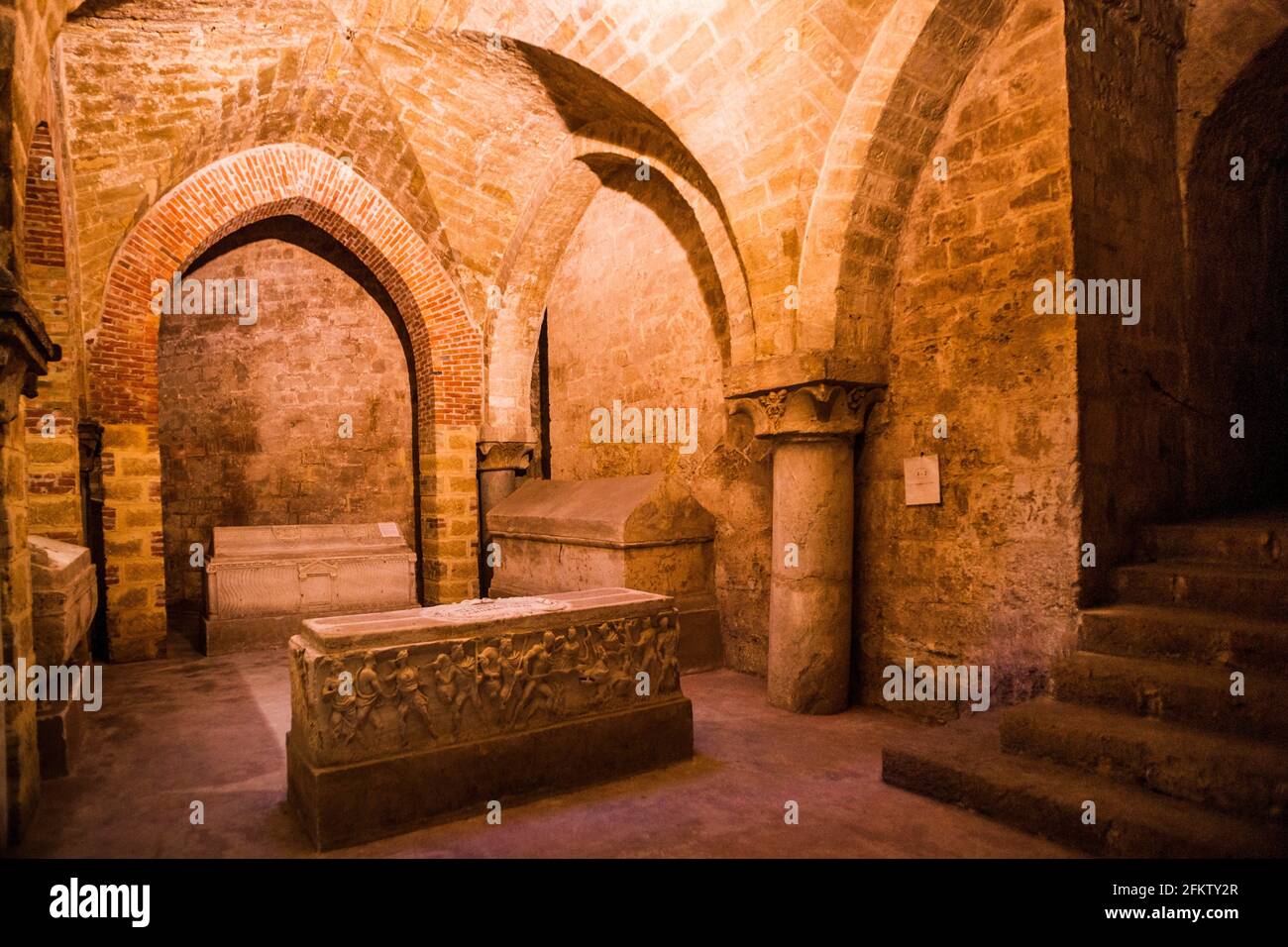 Palermo cathedral crypt hi-res stock photography and images - Alamy