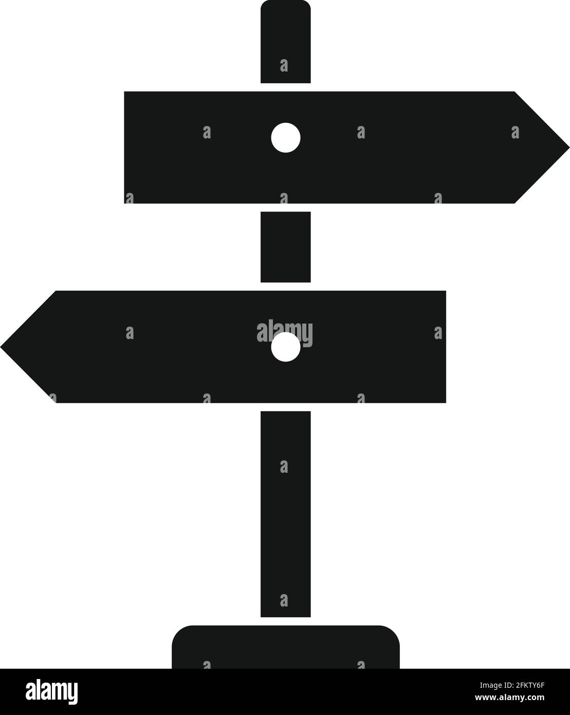 Sign board icon, simple style Stock Vector Image & Art - Alamy