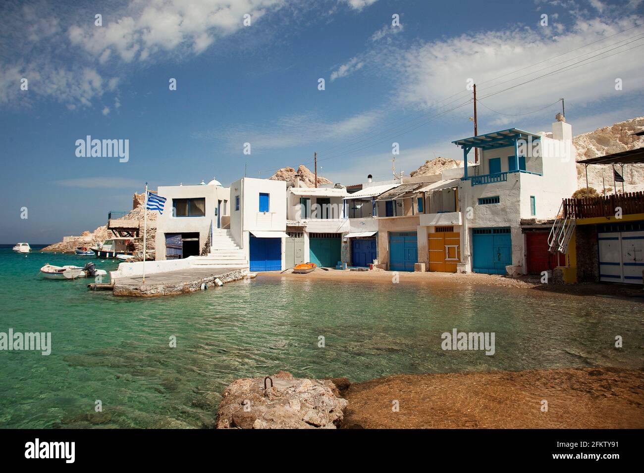 Traditional Stone Built Boat Houses High Resolution Stock Photography ...