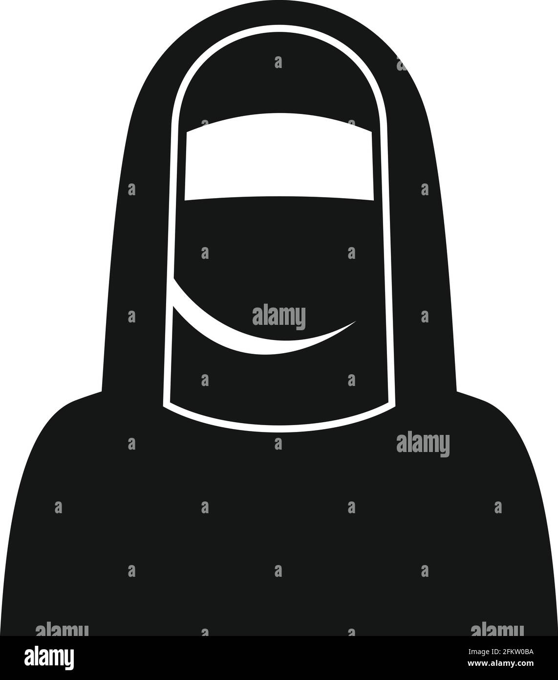 Immigrant muslim woman icon, simple style Stock Vector Image & Art - Alamy