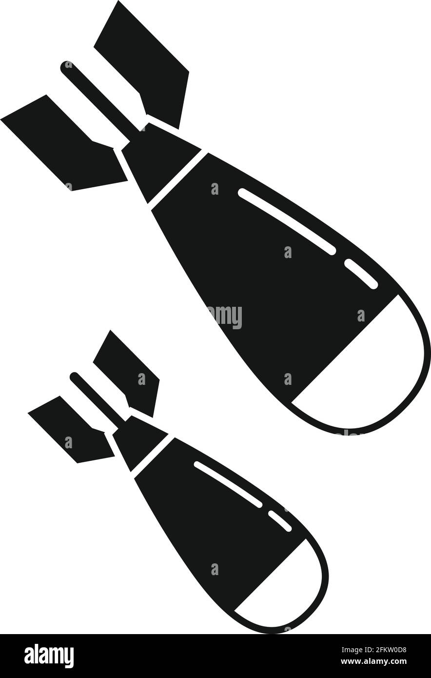 War bombs icon, simple style Stock Vector Image & Art - Alamy