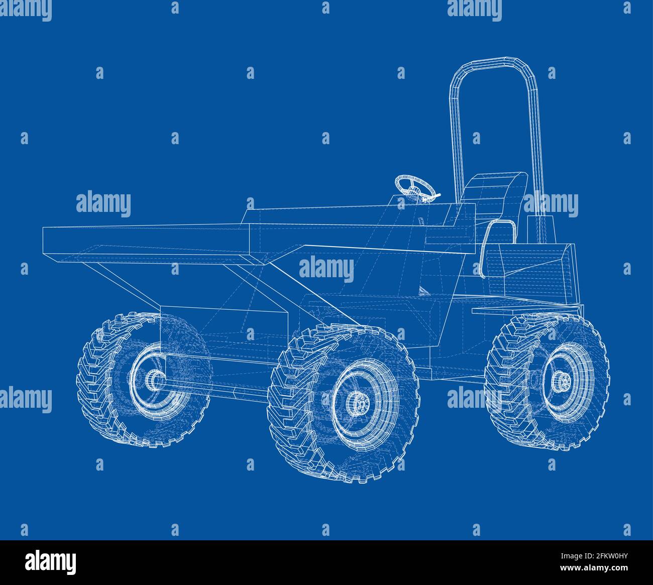 Dumper Truck. Vector Stock Vector Image & Art - Alamy