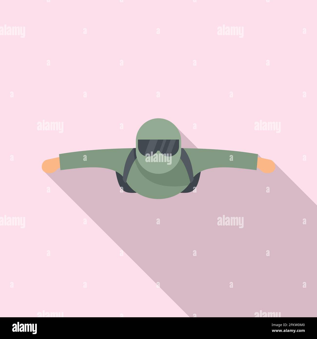 Young paratrooper Stock Vector Images - Alamy