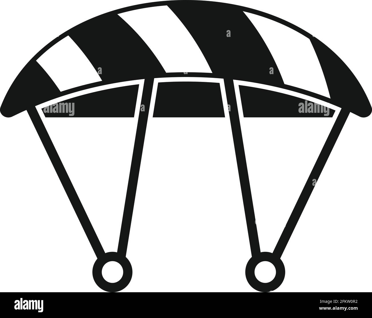 Parachute icon, simple style Stock Vector Image & Art - Alamy