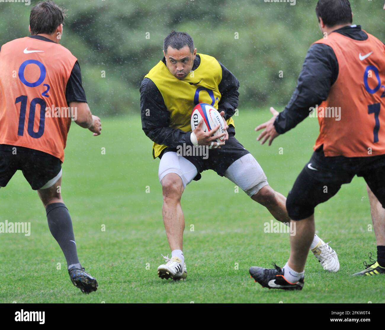 ENGLAND RUGBY TEAM TRAINING AT PENNY HILL PARK HOTEL FOR THEIR WORLD ...