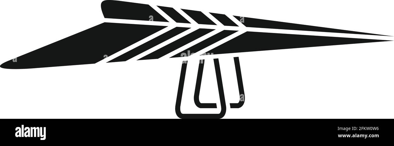 Paraplane icon, simple style Stock Vector Image & Art - Alamy