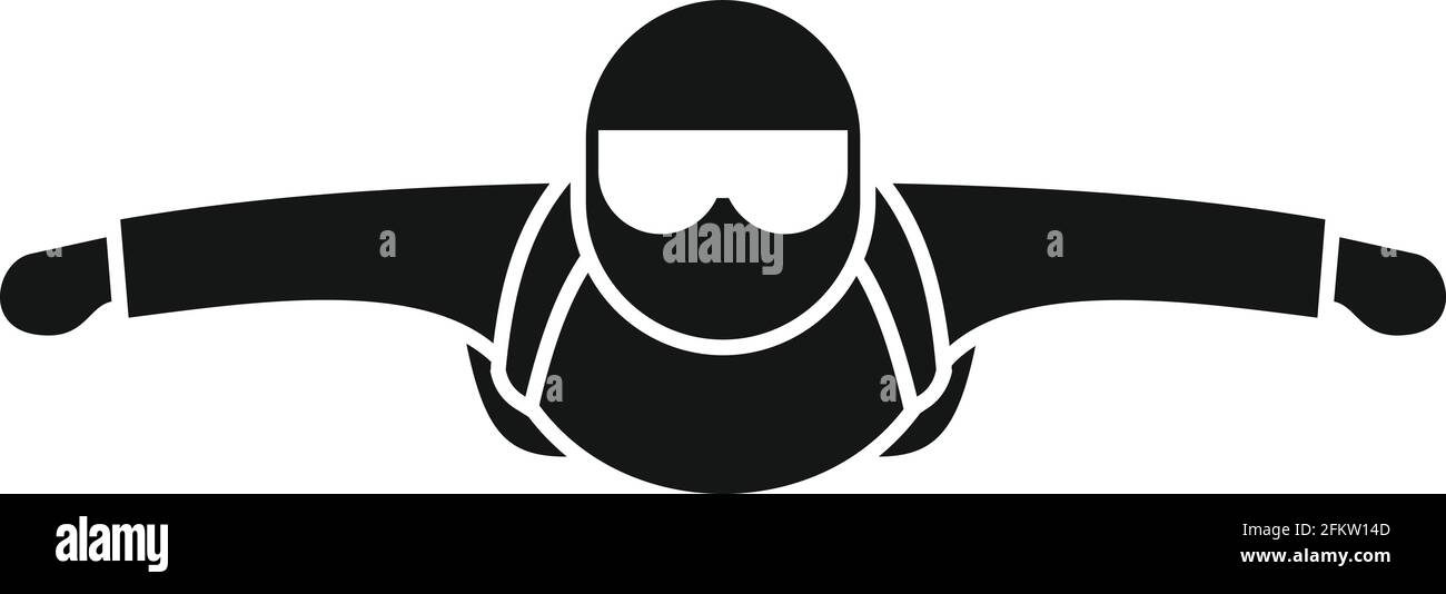 Man skydiving icon, simple style Stock Vector Image & Art - Alamy