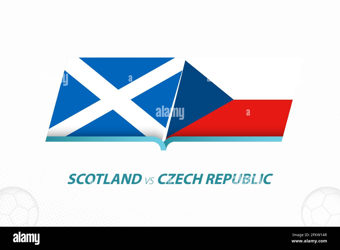 Scotland vs Czech Republic in European Football Competition, Group D ...