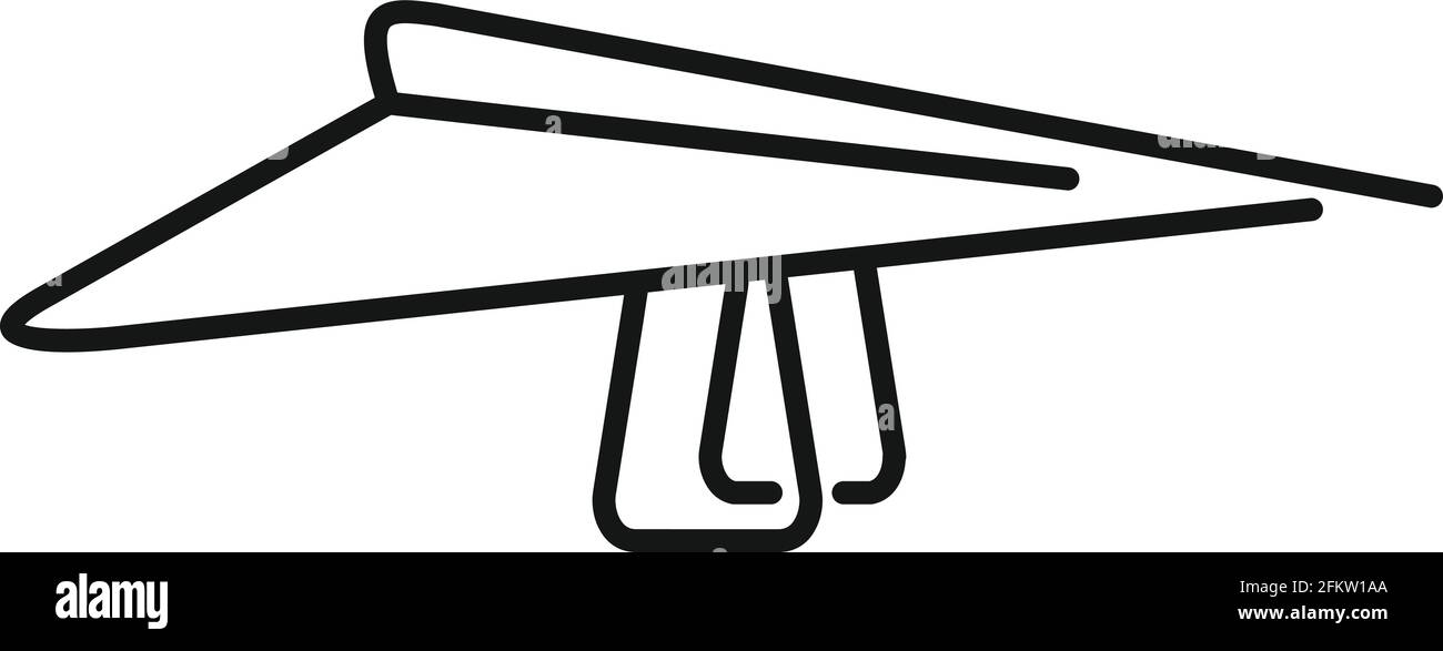 Paraplane icon, outline style Stock Vector Image & Art - Alamy