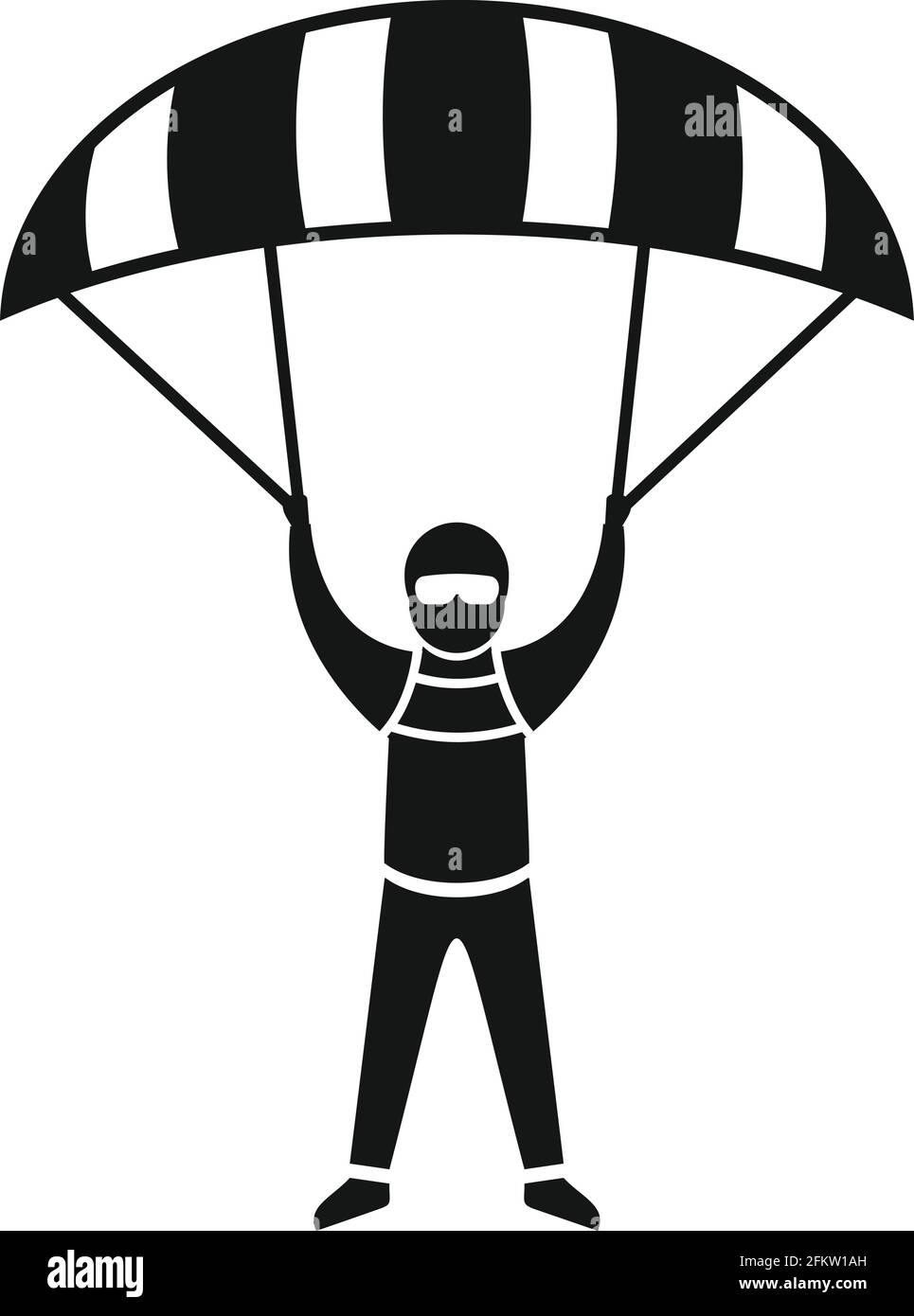 Paratrooper icon, simple style Stock Vector Image & Art - Alamy