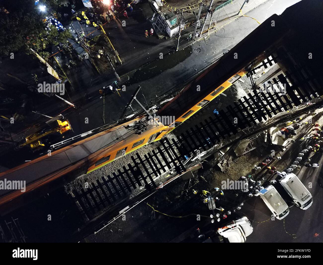 Mexico City. 4th May, 2021. Aerial photo taken on May 4, 2021 shows the ...