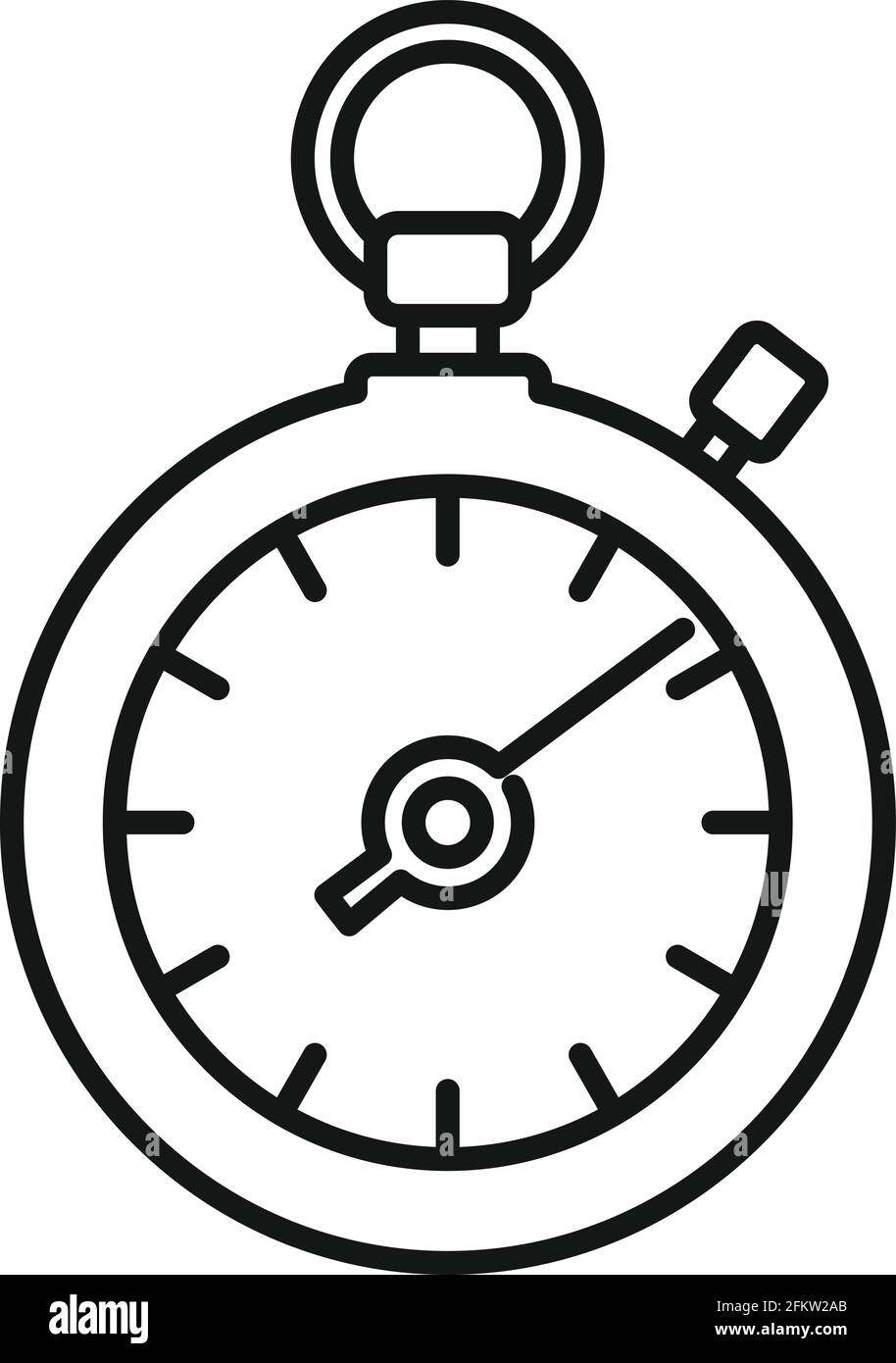 Sport stopwatch icon, outline style Stock Vector Image & Art - Alamy