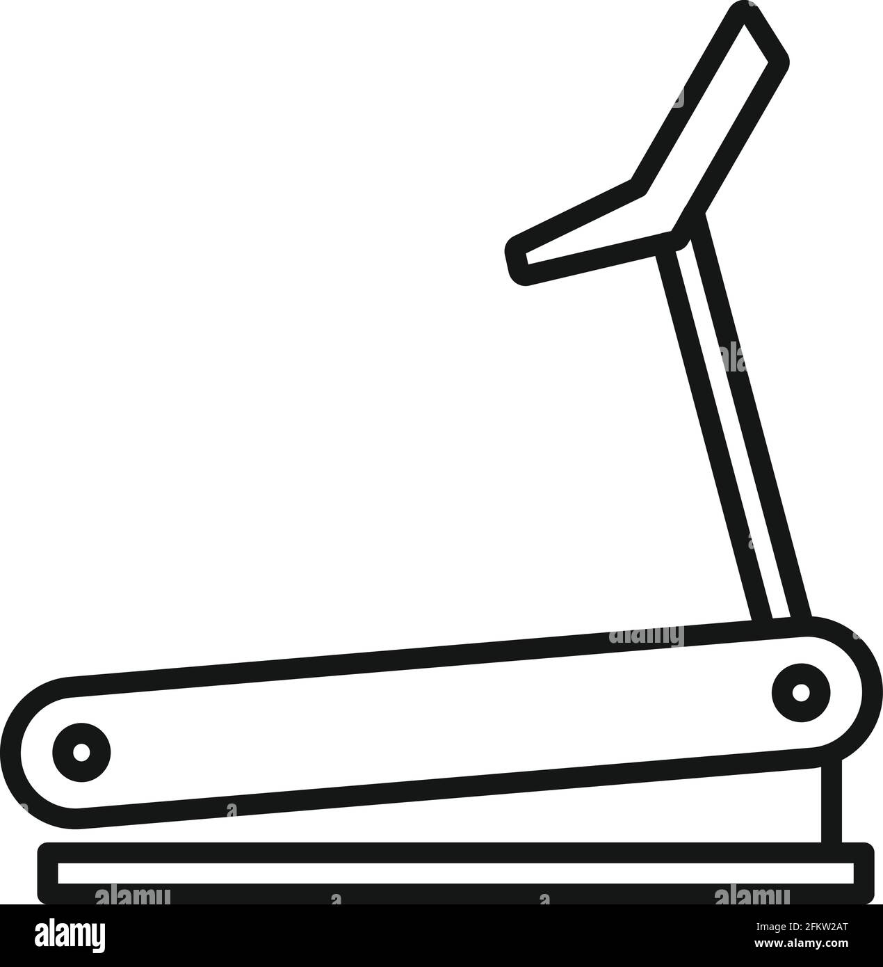 Athlete run treadmill exercise Black and White Stock Photos & Images ...