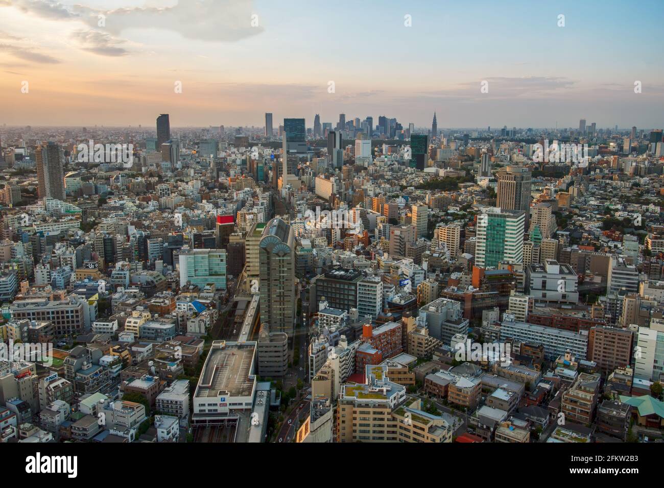 Cityscape of Tokyo skyline at sunset. Landmark of Japan Stock Photo - Alamy