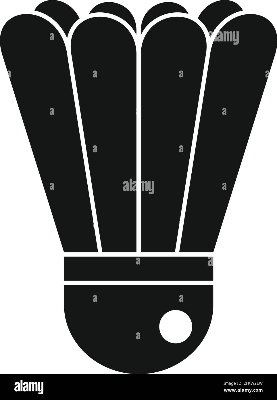 Shuttlecock icon, simple style Stock Vector Image & Art - Alamy