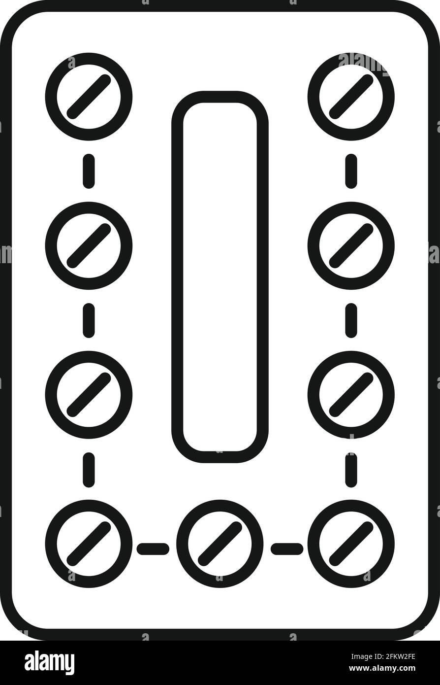 Pregnancy medication line icon Cut Out Stock Images & Pictures - Alamy